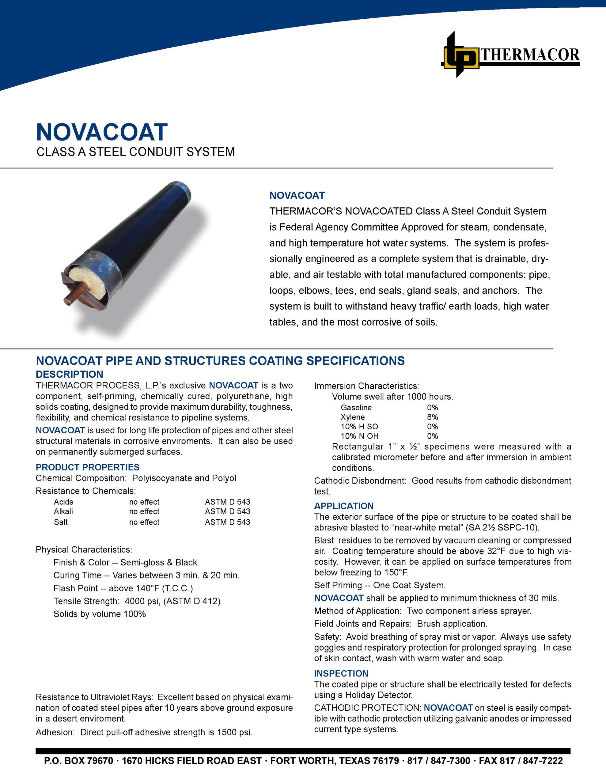 Brochures - Thermacor Process Inc. | Pre-insulated Piping Systems